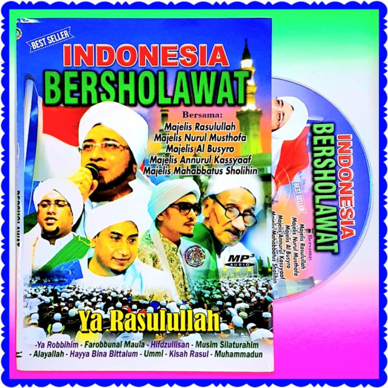 Jual KASET CD MP3 INDONESIA BERSHOLAWAT BERSAMA MAJELIS RASULULLAH-LAGU SHOLAWAT TERBARU MP3 ...