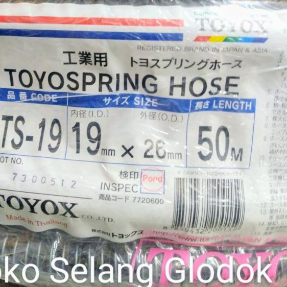 Jual Selang PVC Toyox Toyospring TS-19 ukuran 3/4"(19x26mm) | Shopee ...