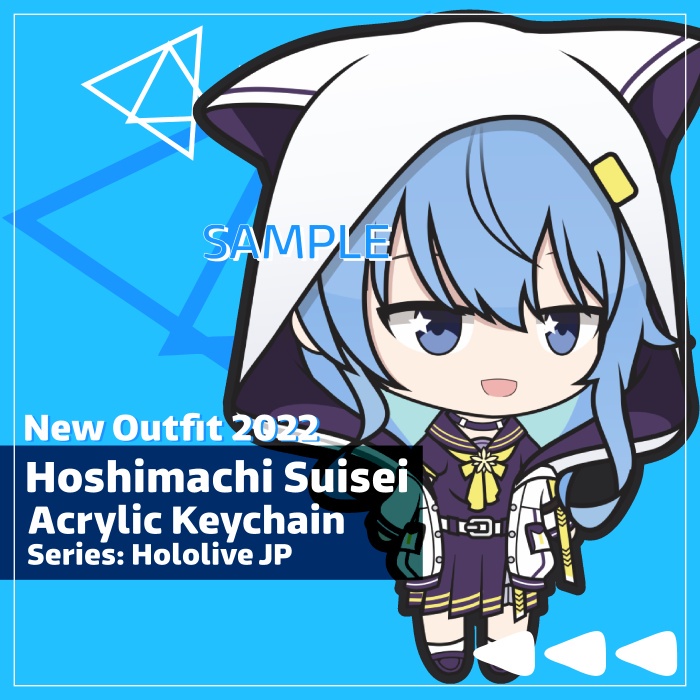 Jual Keychain Hololive Japan Hoshimachi Suisei New Costume 2022 ...