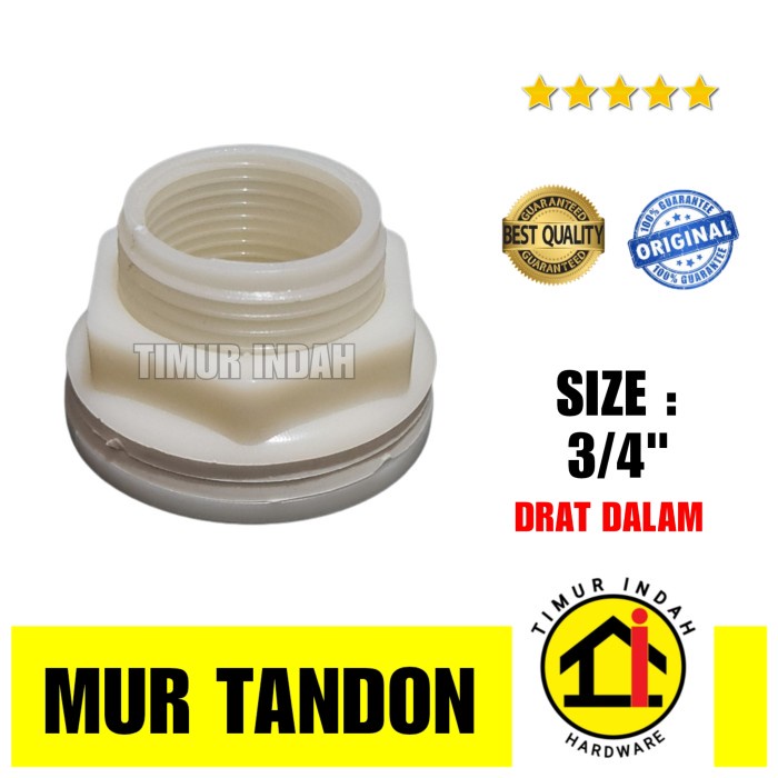 Jual Mur Tandon 3/4" / Mur Toren 3/4" - SOOHO | Shopee Indonesia