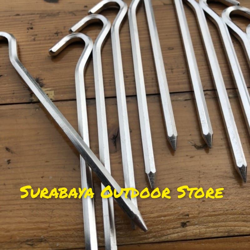 Jual PASAK TENDA ALOY/PASAK TENDA PRAMUKA/PASAK FLYSET/PASAK TRAPTENT ...
