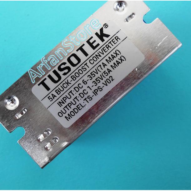 Jual Auto 5A Boost Buck DC 6-35 to 1-35V Step Up Down Converter With ...