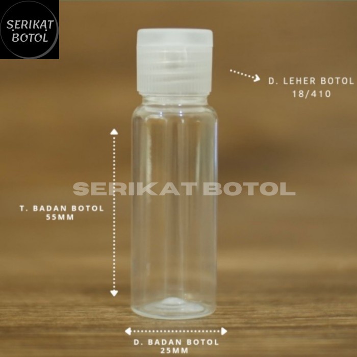Jual BOTOL FLIPTOP 30ML BENING PET WADAH KOSONG/FLIPTOP 30ML CLEAR NATURAL | Shopee Indonesia
