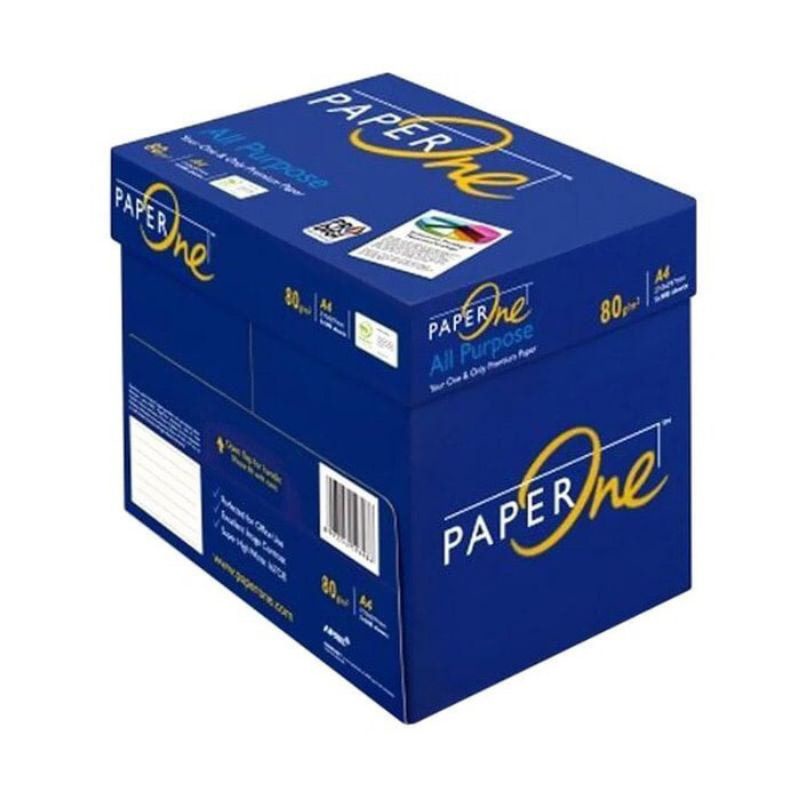 Jual PaperOne Kertas HVS F4 80Gram All Purpose Fotocopy Paper One F4 80 ...
