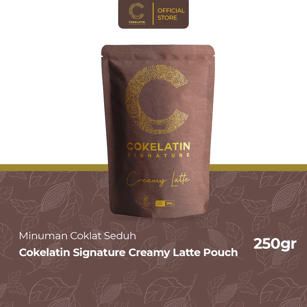 Jual Cokelatin Signature Minuman Bubuk Coklat Creamy Latte Pouch 250gr ...