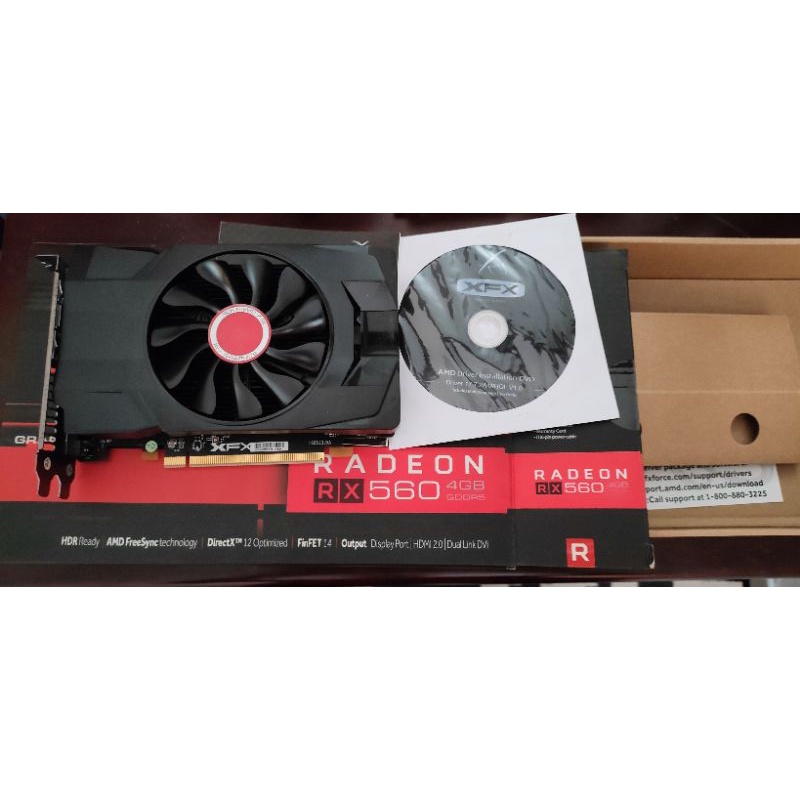Jual VGA CARD XFX RX 560 4gb / VGA / RX 560 4gb | Shopee Indonesia