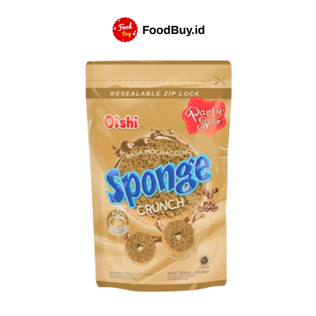 Jual Oishi Sponge Crunch Rasa Mochaccino 100 gr | Shopee Indonesia