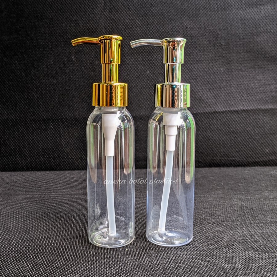 Jual Botol Sabun Cair Pump 100ml Clear Pump Luxury Gold Dan Silver / Botol Pump 100ml | Shopee ...