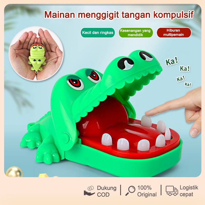 Jual [COD] Jari menggigit jari buaya gigi buaya menarik mainan anak ...