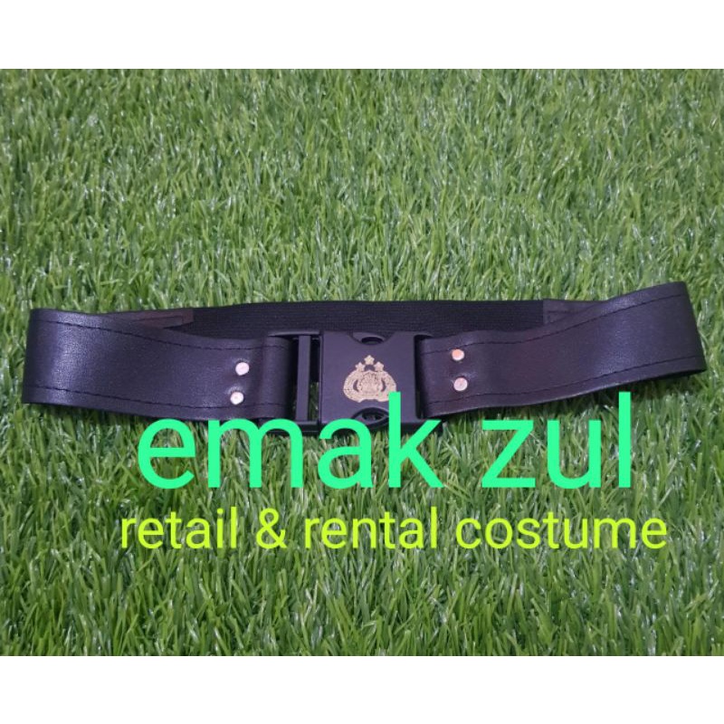 Jual sabuk anak kopel bung tomo veteran hitam pdl tni pahlawan | Shopee ...