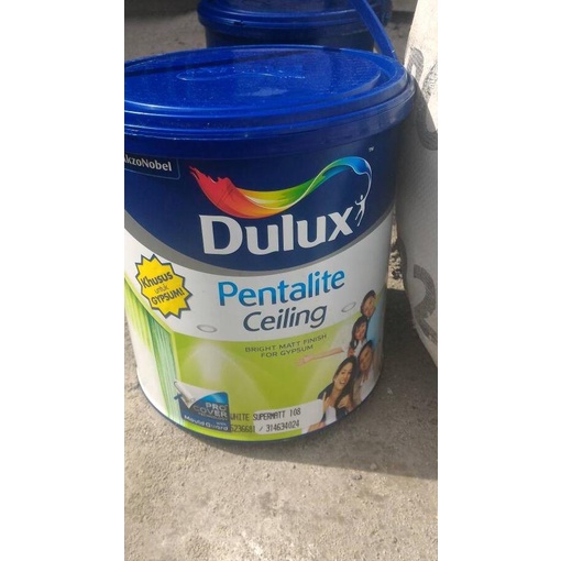 Jual Cat Dulux Pentalite Ceiling Putih (5 Kg) | Shopee Indonesia