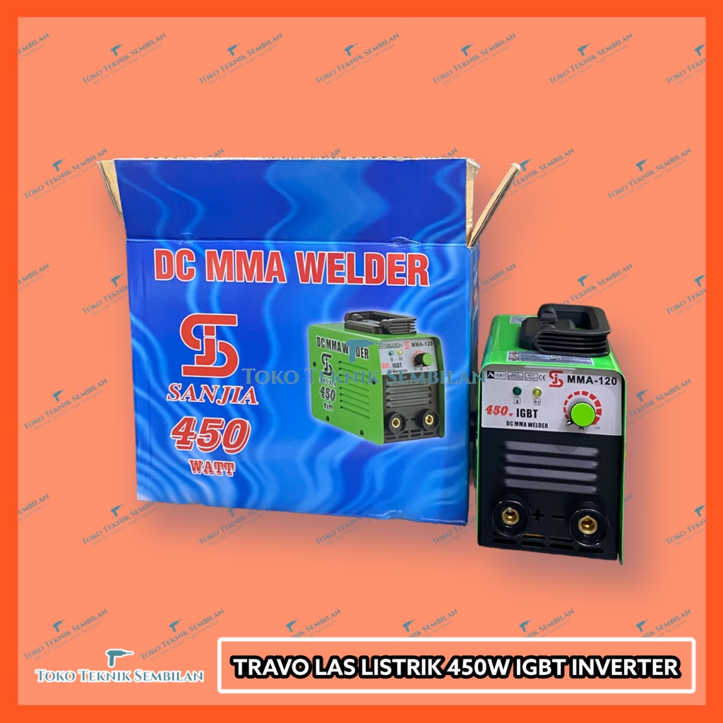 Jual Mesin Las MMA-120 Sanjia IGBT Inverter 450W | Shopee Indonesia