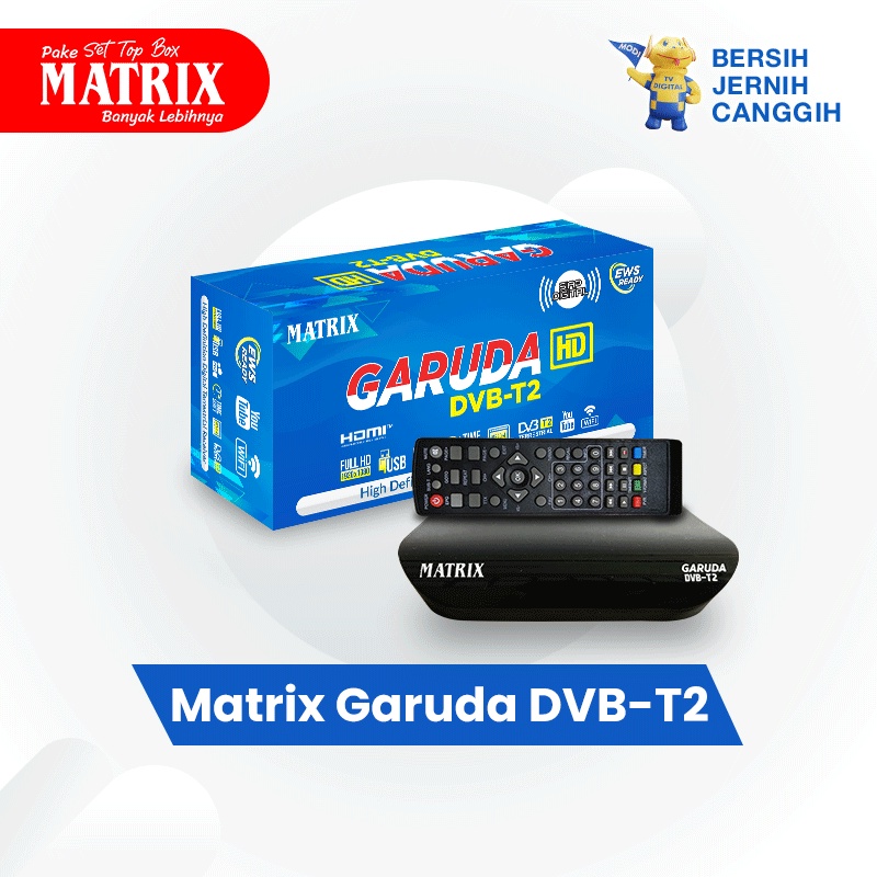 Jual Matrix Official STB MATRIX GARUDA DVB-T2 | Shopee Indonesia