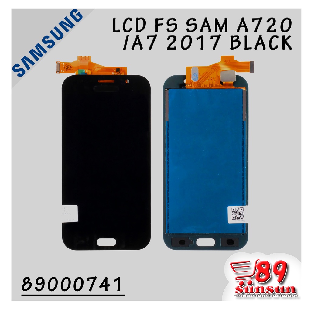 Jual LCD FULLSET SAMSUNG A720/A7 2017 OLED BLACK | Shopee Indonesia