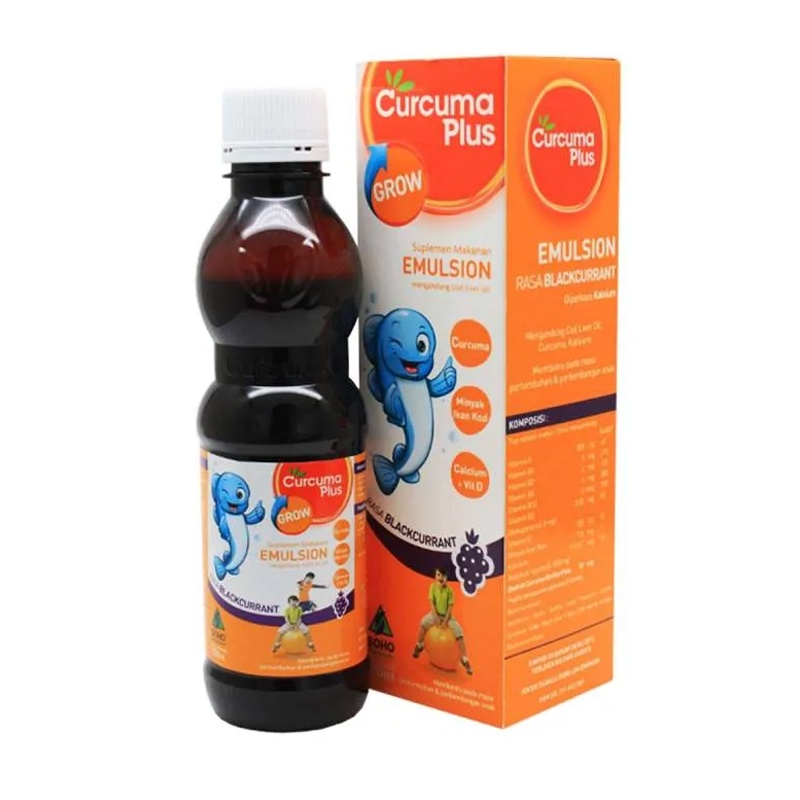 Jual Curcuma Plus Grow Emulsion Blackcurrant 200ml | Shopee Indonesia