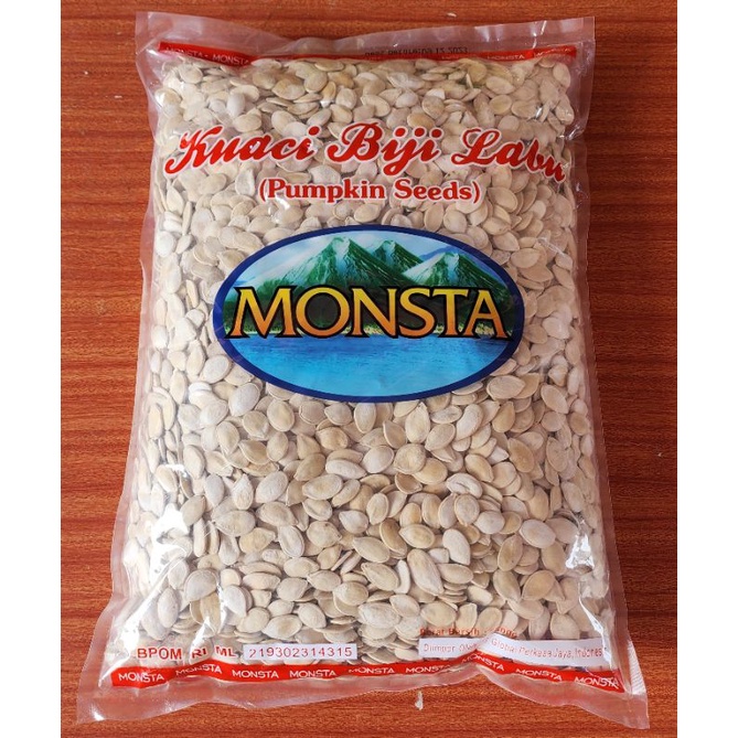 Jual 500g Repack Kuaci Biji Labu Kwaci Putih Pumpkin Seeds. | Shopee ...
