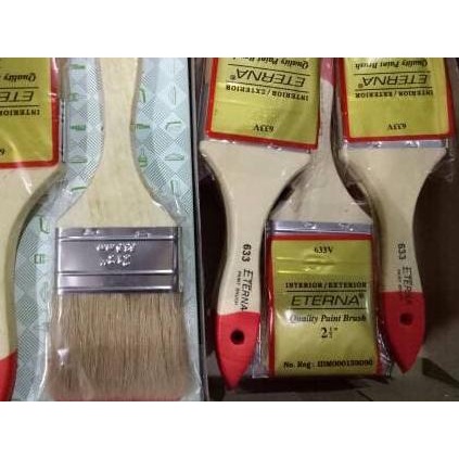 Jual KUAS CAT ETERNA 633 2 1/2 INCH / KUAS TEMBOK / KUAS BESI / KUAS ...