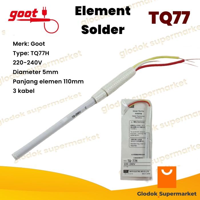 Jual Elemen Solder Tembak TQ77 Goot Element TQ-77 Original Jepang TQ ...