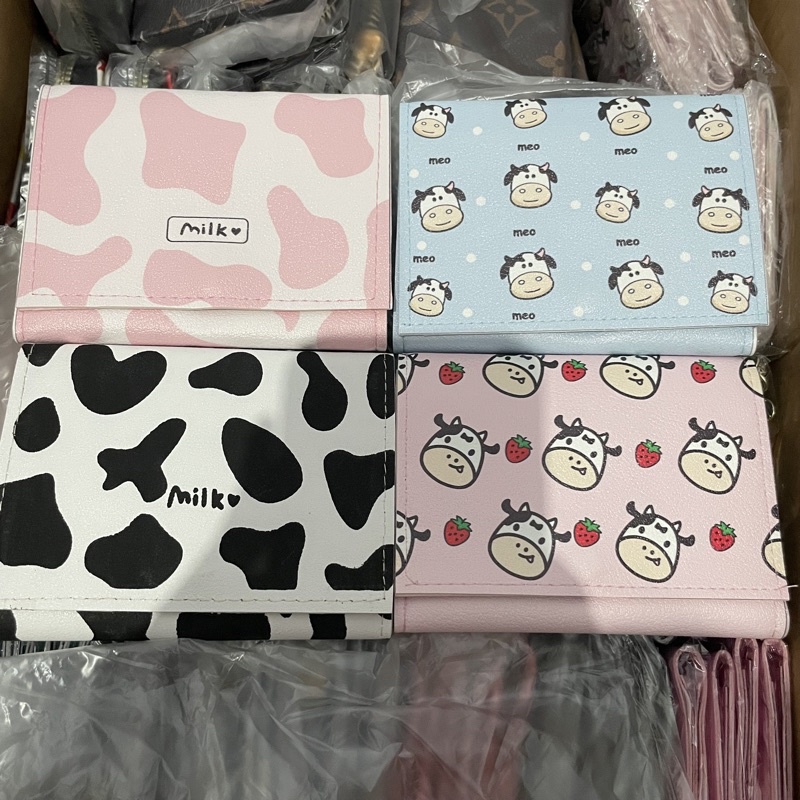 Jual Dompet Kecil MILKY SAPI Lipat Cewek Korea Korea fashion | Shopee ...