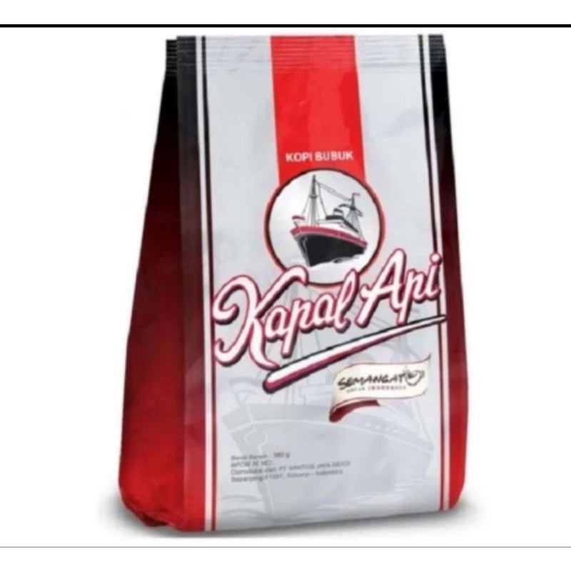 Jual Kopi Bubuk KAPAL API Perak Silver 350 Gram Kapal Api Bubuk Kopi ...