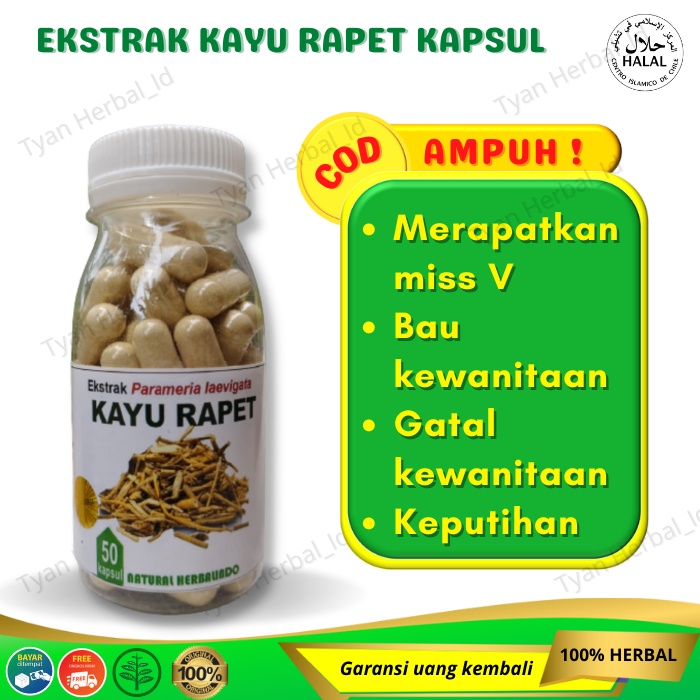Jual Obat herbal kewanitaan kayu rapet kapsul jamu perapat pengencang ...