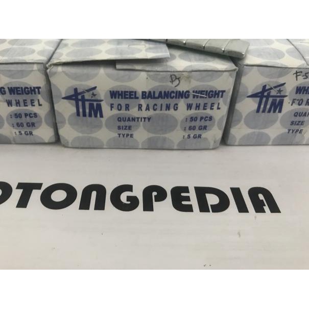 Jual Besi balancing tempel / Balance bukan Timah / Wheel balancing ...