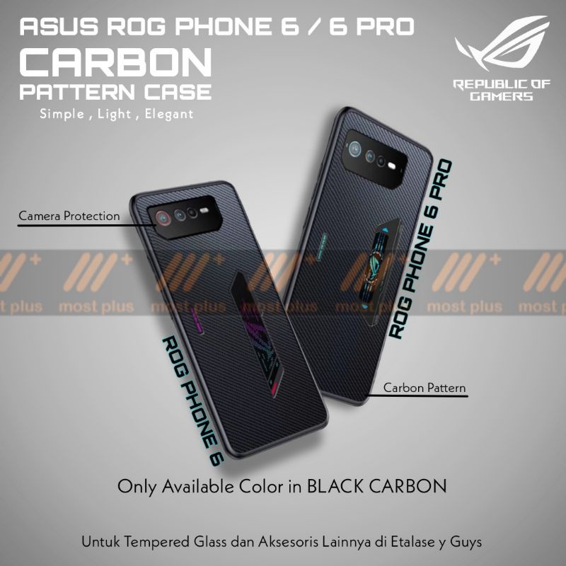 Jual CASING ASUS ROG PHONE 6 / ASUS ROGPHONE 6 PRO VOSA CARBON CASE ...