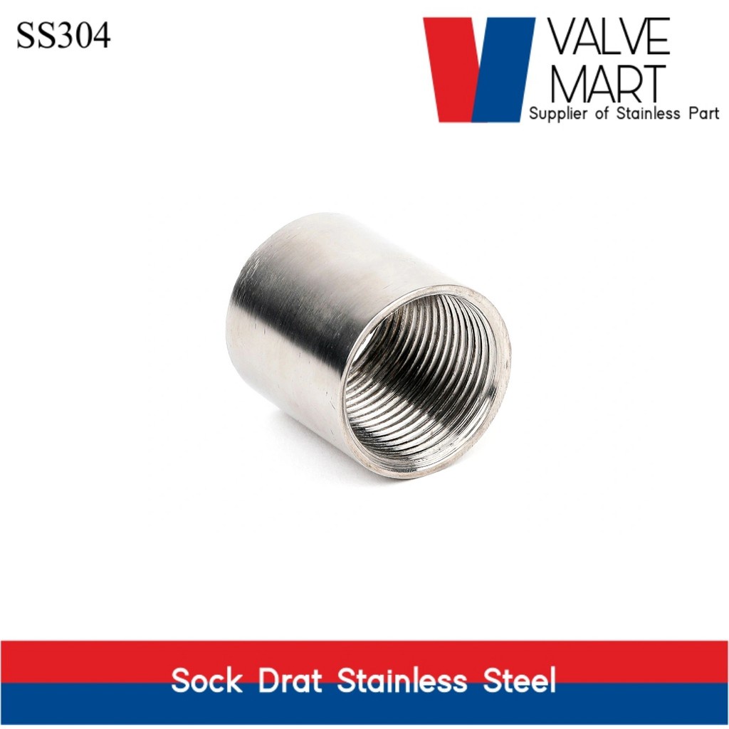 Jual Sok drat / sock drat stainless steel 304 2 1/2" inch | Shopee ...