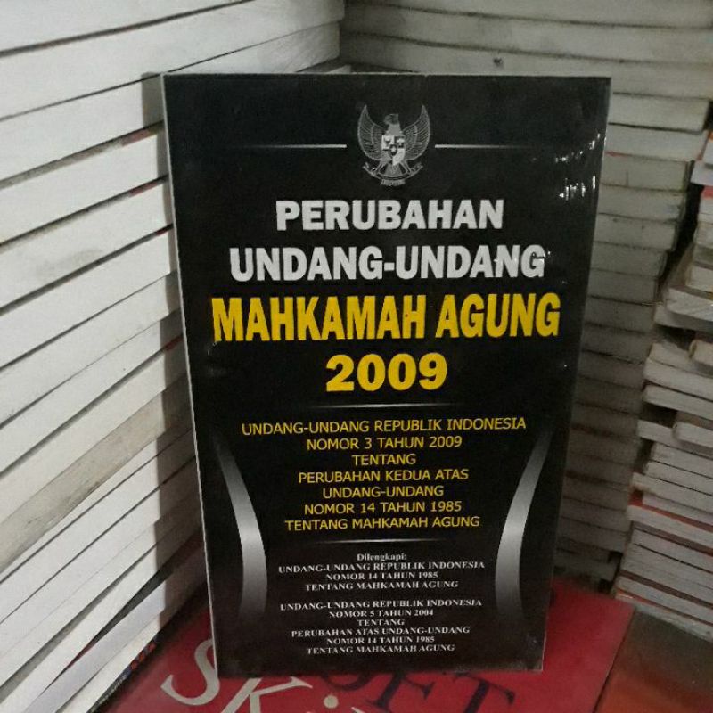 Jual perubahan undang-undang mahkamah agung 2009. p4d | Shopee Indonesia