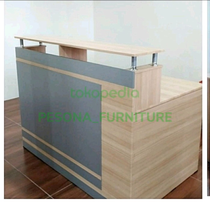 Jual Meja Kantor Meja Resepsionis Minimalis Modern | Shopee Indonesia