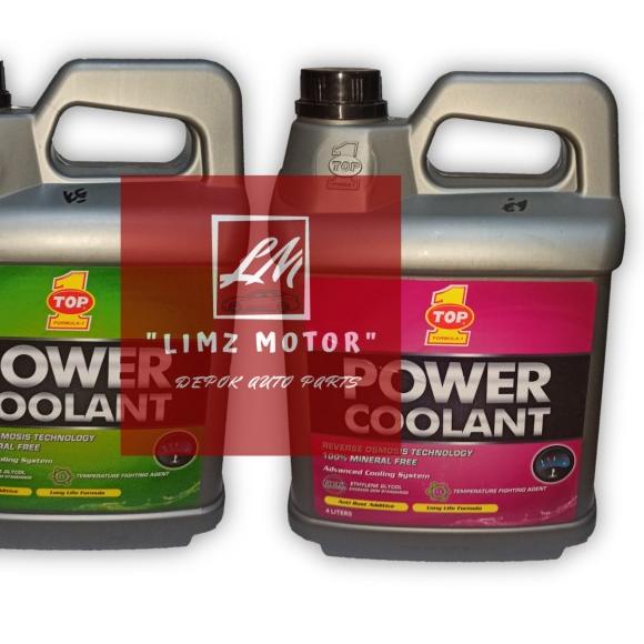 Jual Air Radiator Super Coolant TOP ONE 4 Liter Original - Merah ...