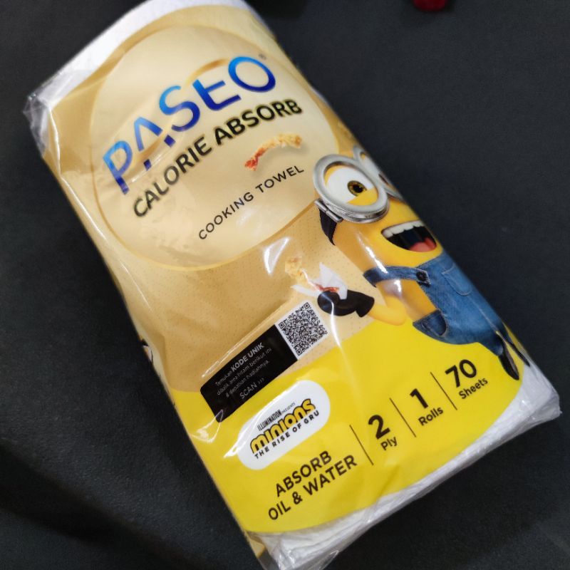 Jual tissue paseo calorie absorb cooking towel tisu serap minyak 2ply 70 sheet | Shopee Indonesia