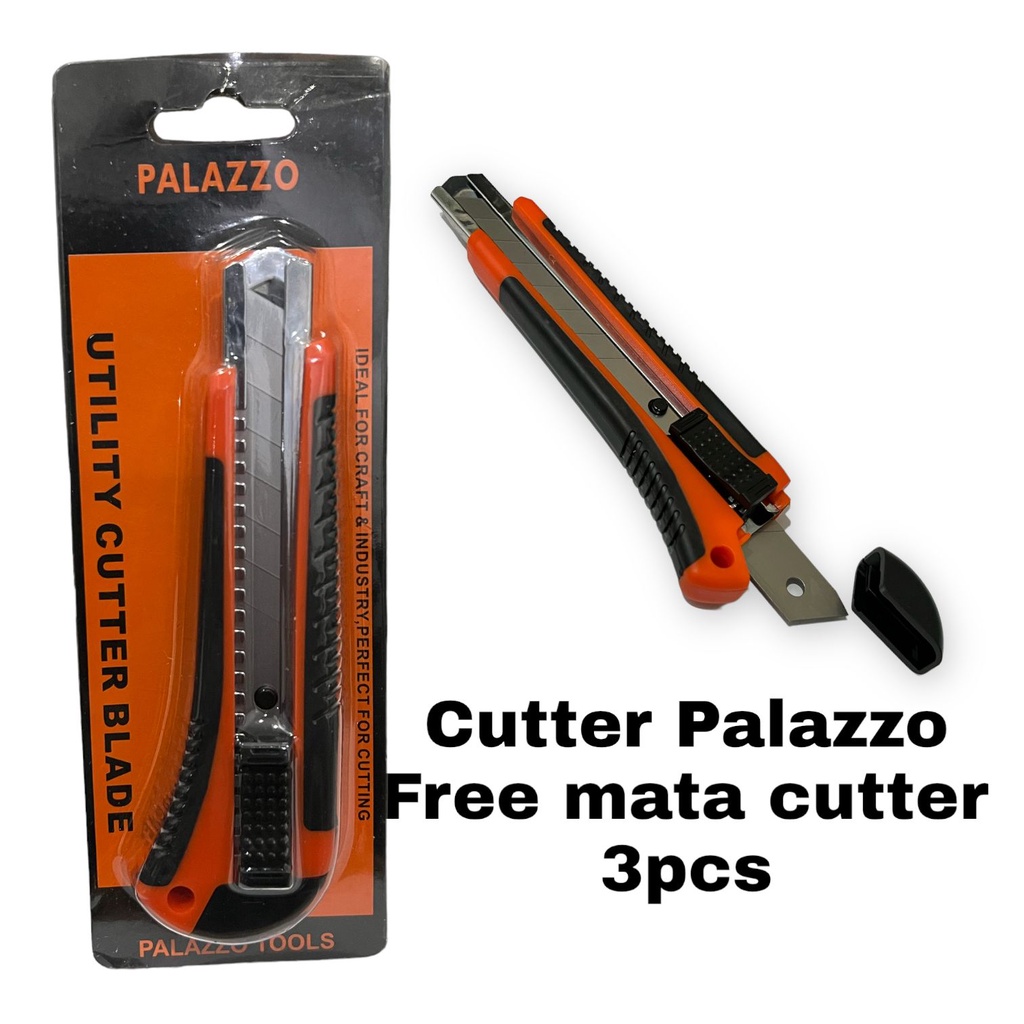 Jual PISAU CUTTER PALAZZO/PISAU CATER /MATA CUTTER JOYKO L 150 | Shopee ...