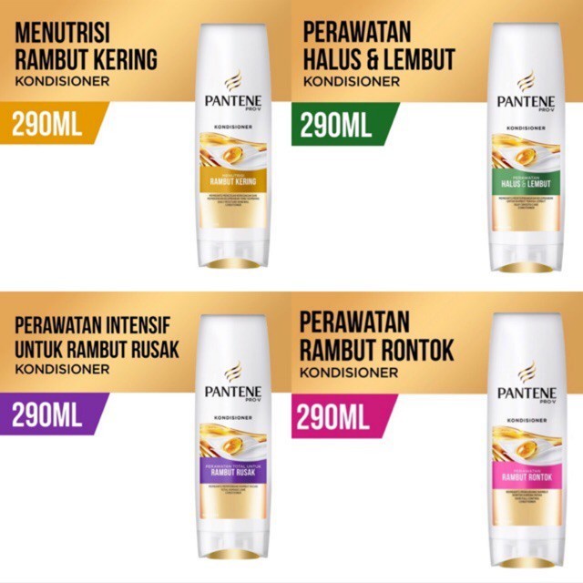 Jual PANTENE Conditioner Botol Besar Aneka Varian 290 ml | Shopee Indonesia