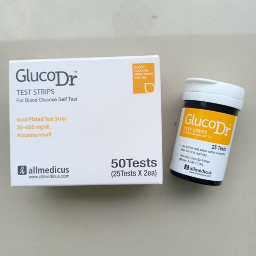 Jual GlucoDr test strips for blood glucose self test Strip cek Gula ...