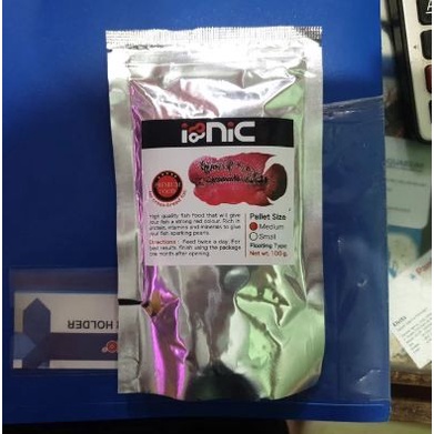 Jual Makanan Ikan Hias Louhan/Lohan 100gr IONIC Pelet | Shopee Indonesia