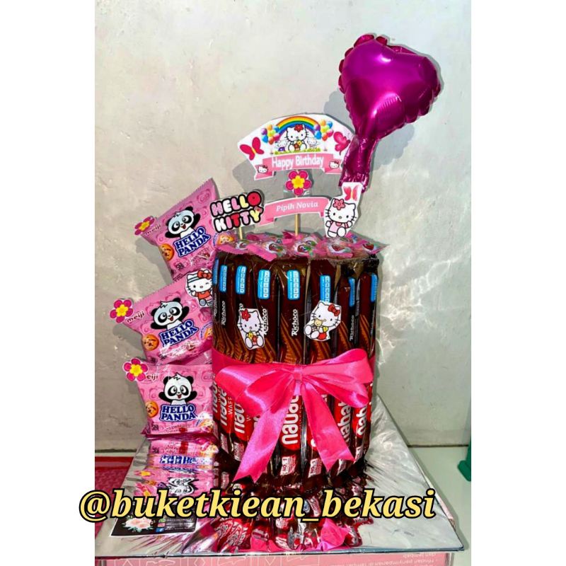 Jual Snack tower / buket Snack / Snack tower ulang tahun/ buket ulang ...