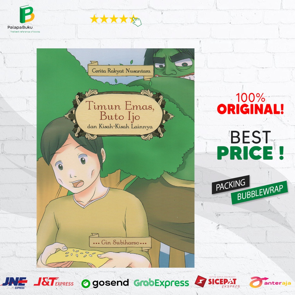 Jual Buku Seri cerita Rakyat Nusantara ; TIMUN EMAS BUTO IJO DAN KISAH ...