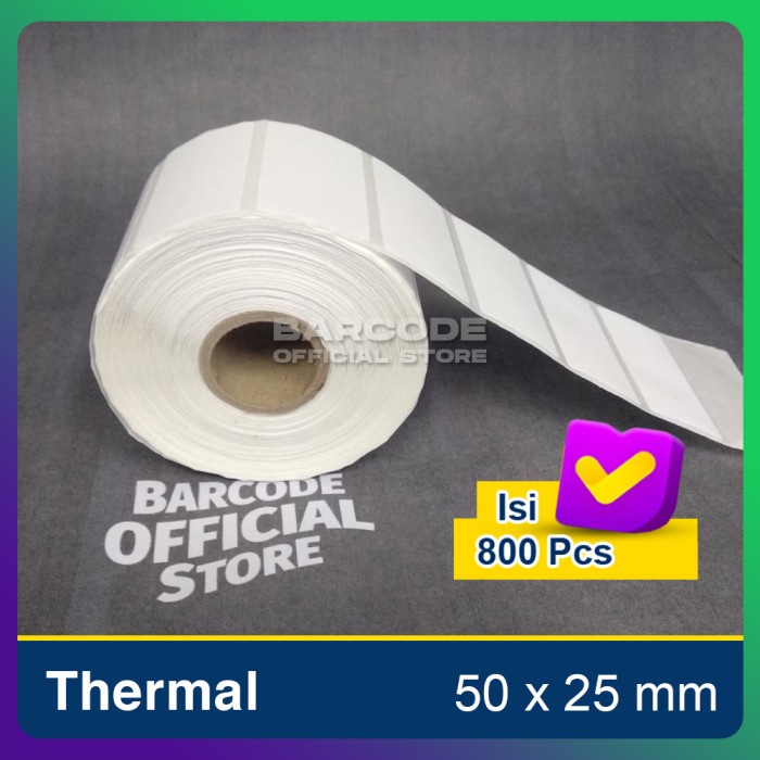 Jual Barcode Label Barcode Xprinter Xp-360B Uk. 50 X 25 (1 Line ...