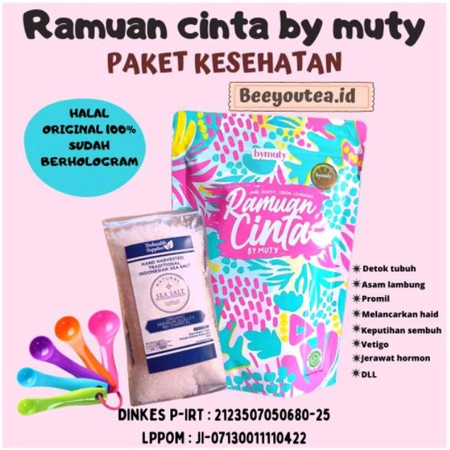 Jual RAMUAN CINTA BY MUTY ( PAKET KESEHATAN ) Promil asam lambung ...