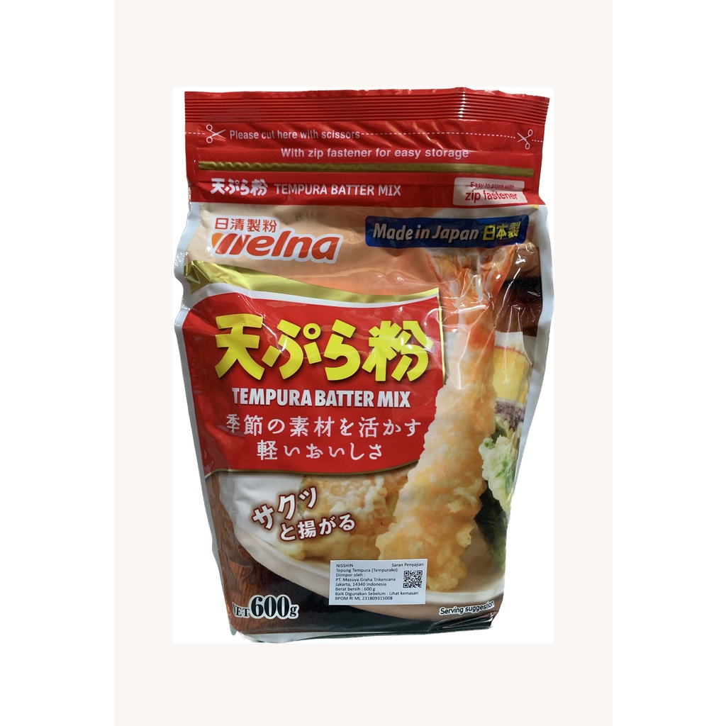 Jual Nisshin Welna Tempurako /Tepung Goreng 600Gr - E078M | Shopee ...