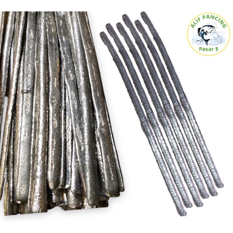 Jual Timah Batangan / Timah Lonjor Pancing Per 1 Biji / 1 KG | Shopee ...