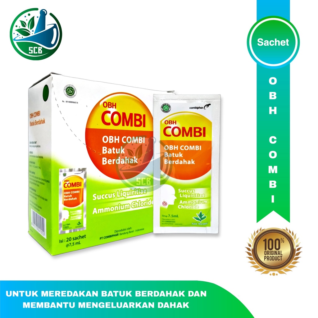 Jual OBH Combi Batuk Berdahak Menthol Sachet 7.5 mL - Sirup Batuk ...