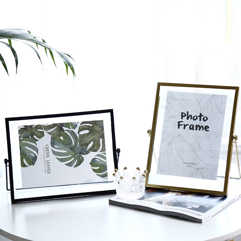 Jual Bingkai Foto Emas Hitam Estetik Nordic Style / Gold Black Metal ...