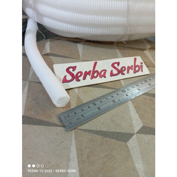 Jual (/METER SELANG FLEXIBLE PUTIH)Selang slang listrik flexible ...