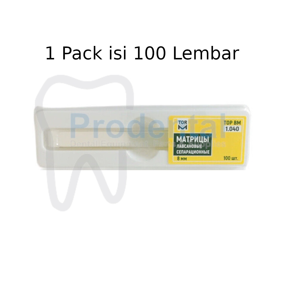 Jual Dental matrix matriks seluloid celluloid celuloid mylar strip gigi ...