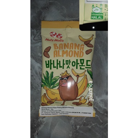 Jual Halal Honey Butter Almond / Banana Almond / Wasabi Almond Nuts ...