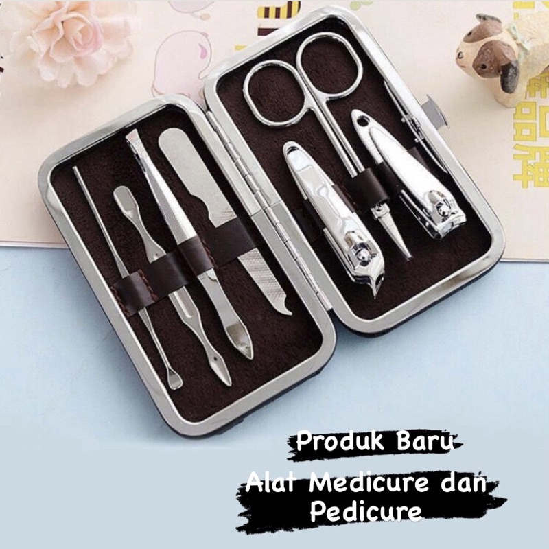 Jual SET ALAT MANICURE PEDICURE PERLENGKAPAN GUNTING KUKU SET | Shopee ...