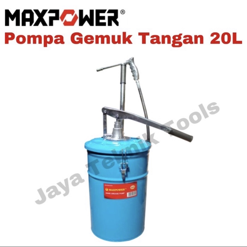 Jual Pompa Gemuk Tangan 20 Liter Maxpower Hand Grease Pump | Shopee ...