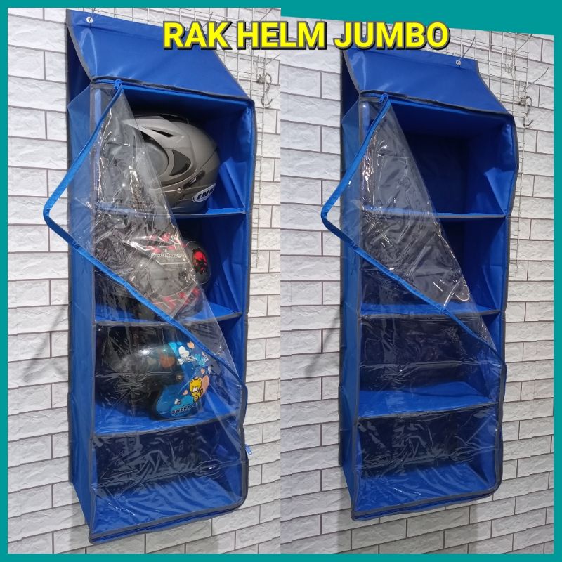 Jual RAK HELM JUMBO MUAT HELM MOTOCROSS, HELM CAKIL, HELM FULL FACE ...
